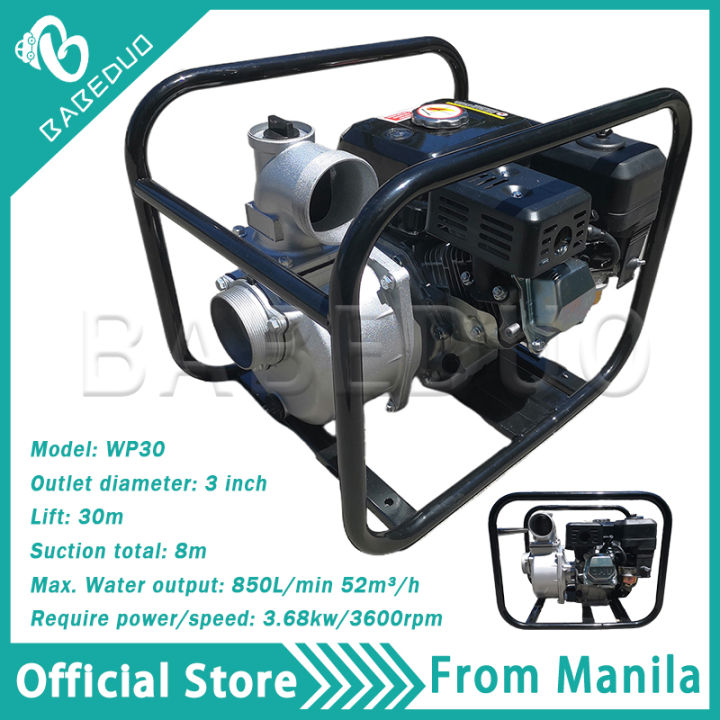 3-Inch Agricultural Irrigation High Lift Gasoline Engine Water Pump ...