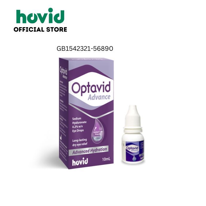 (EXP: DEC 2026) Hovid Optavid Advance Eye Drops 10ml | Lazada