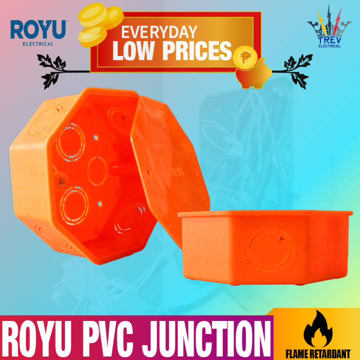 TREV Royu PVC Junction Box w/wo Cover | Lazada PH