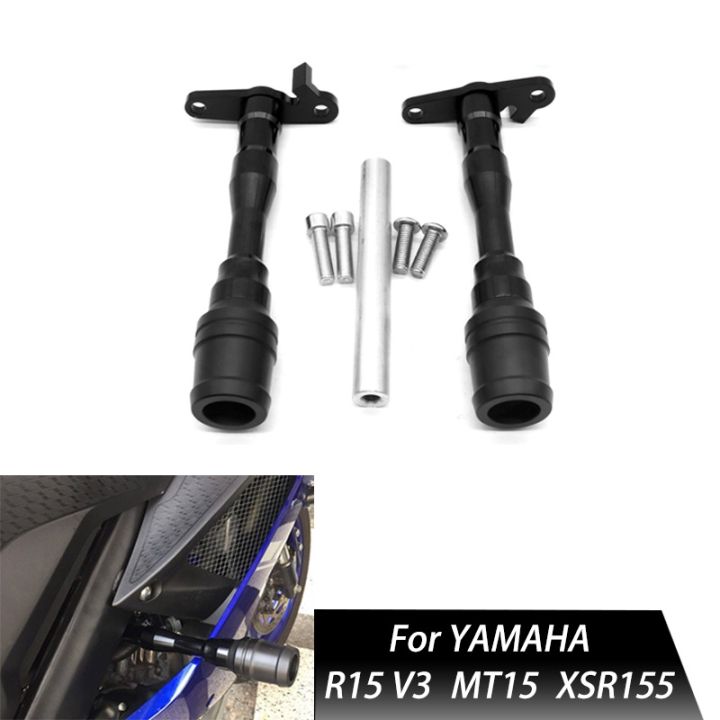 Realzion 2021 Motorcycle CNC For Yamaha MT15 XSR155 R15 V3 Frame Slider ...