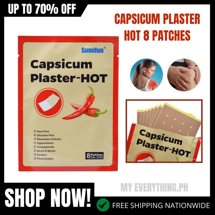 NEW!! Capsicum Plaster Hot for pain caused by cervical pain, frozen ...