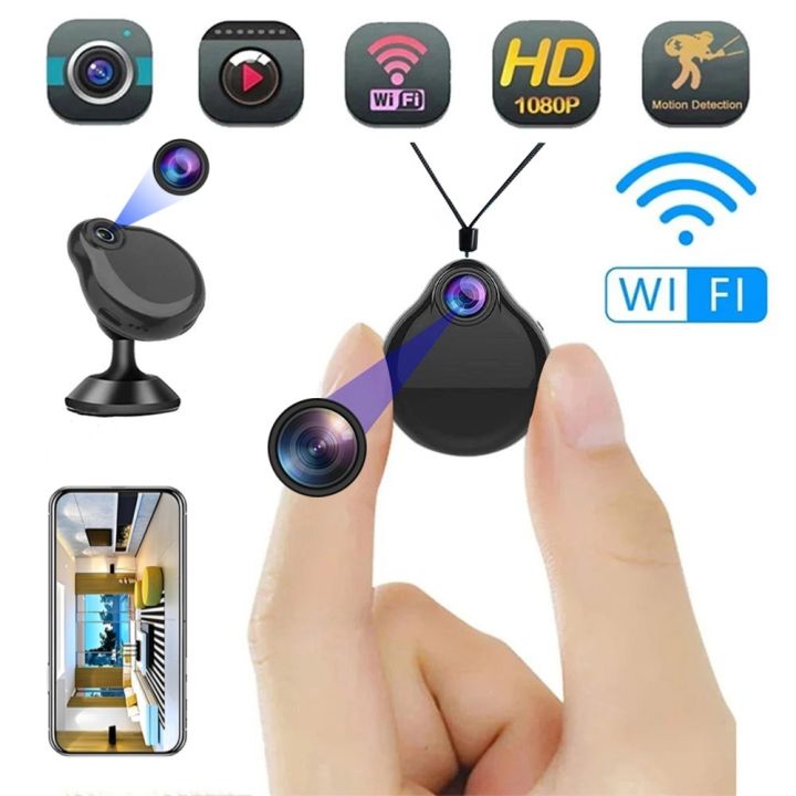 Mini WIFI Camera 2023 New Neck Hanging 1080P HD Wireless Necklace ...