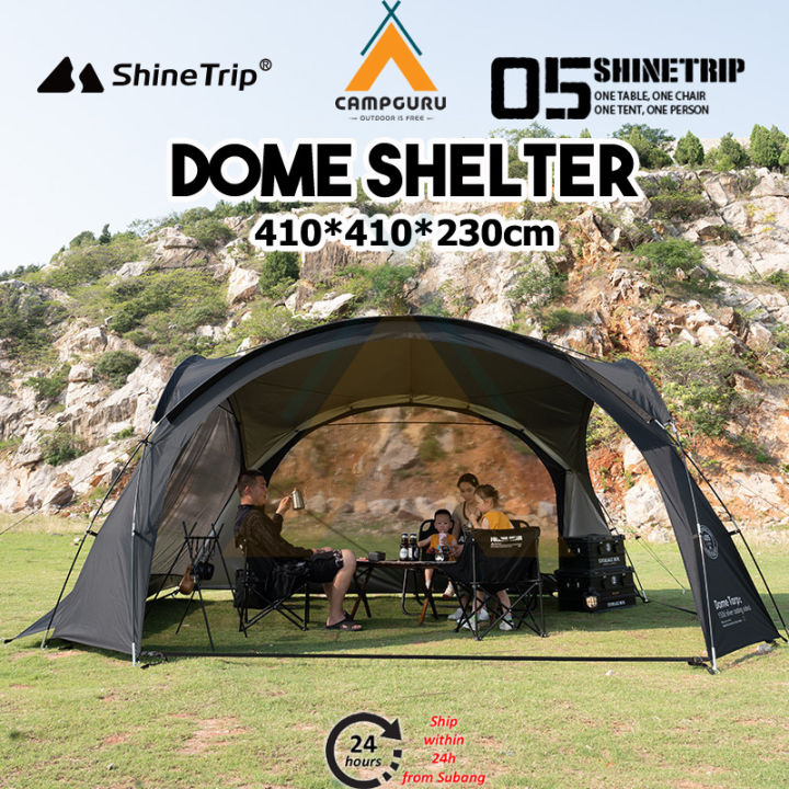 ShineTrip Dome Shelter Outdoor Tarp 05 Series A470-H00 PU3000mm Camping ...