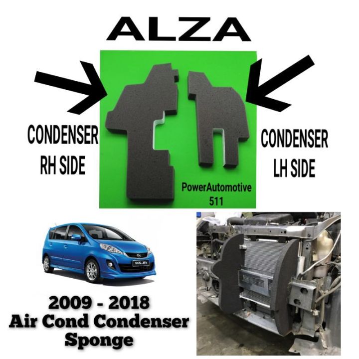 ALAT GANTI KERETA Perodua Alza 2009 - 2021 Air Cond Condenser Sponge ...