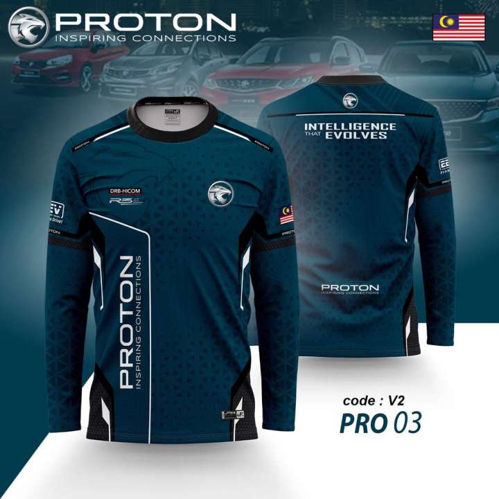 9e228 high-quality proton unisex tshirt jersery 3D print malaysia long ...