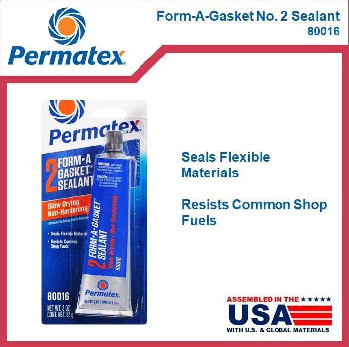 Permatex 80016 Form-A-Gasket No. 2 Sealant, 3 oz. | Lazada PH