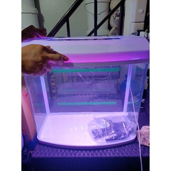 minjang curved aquarium complete set tank hr3-480 | Lazada PH