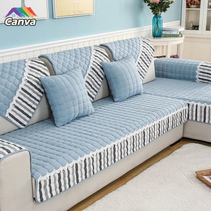 Thickened Anti-slip sofa cover 1/2/3/4 seater & L shape sofa protector ...