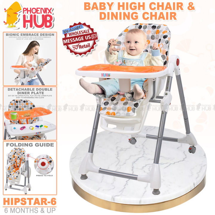Phoenix Hub HIPSTAR-6 Multi Function Baby High Chair Foldable Kids ...