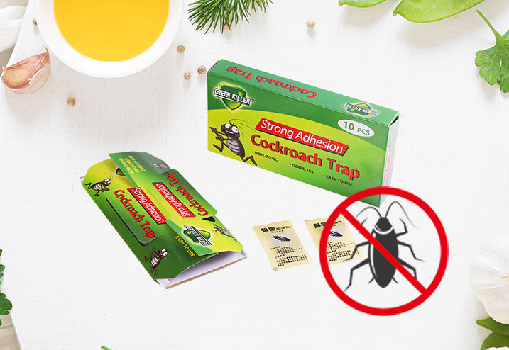 Cockroach Trap Non-Toxic Sticky Trap Bug Glue Trap for Roach, Ants ...