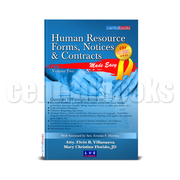 Human Resource Forms, Notices & Contracts Made Easy Volume 2 (2012 ...