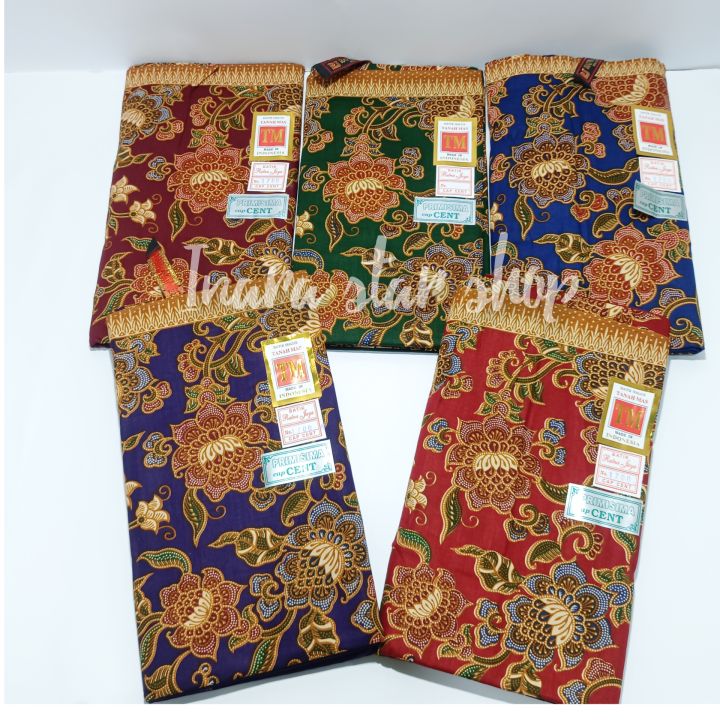 Kain batik panjang TM TANAH MAS halus lembut panjang dan lebar,tapih ...