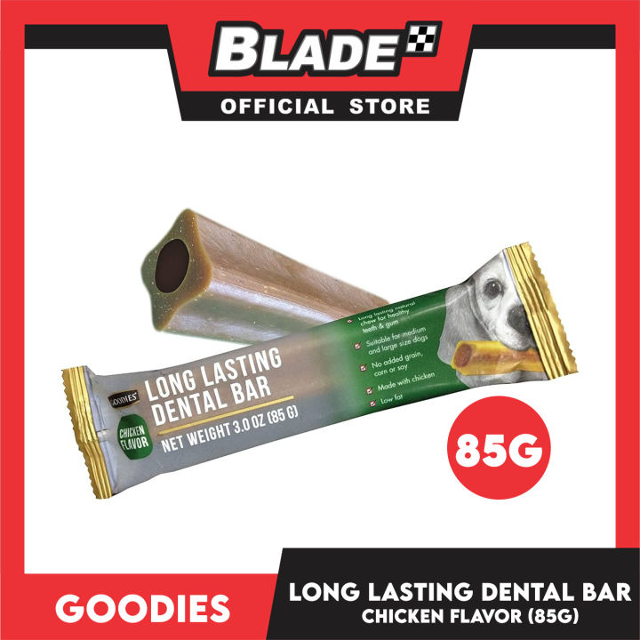 Goodies Long Lasting Dental Bar Dog Treats (Chicken Flavor) 85g | Lazada PH