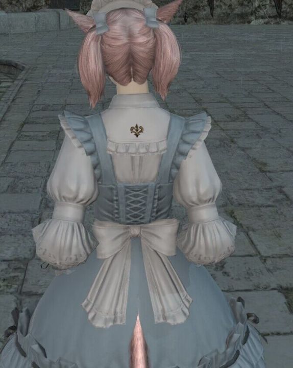 FF14 Final Fantasy 14 Maid Set Accessories Supplement Customized 3d ...