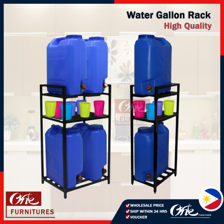Heavy Duty Water Gallon Stand Rack Stainless Steel Water Container Rack ...