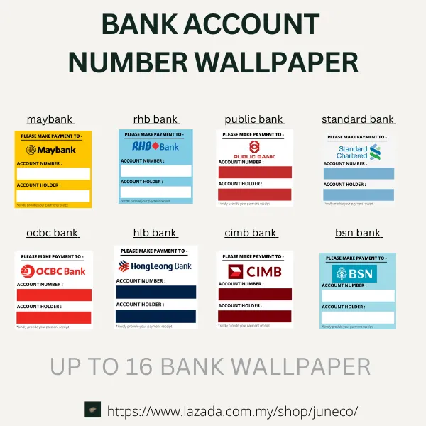 BANK ACCOUNT NUMBER WALLPAPER BBANK ACCOUNT NUMBER TEMPLATE | Lazada