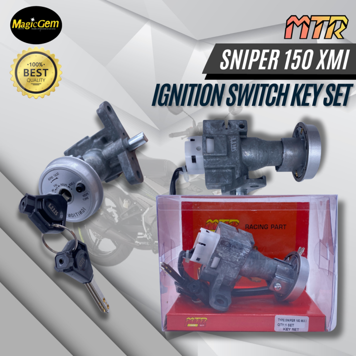 MG MTR IGNITION SWITCH FOR SNIPER 150 MXI ANTI THEFT KEY SET | Lazada PH