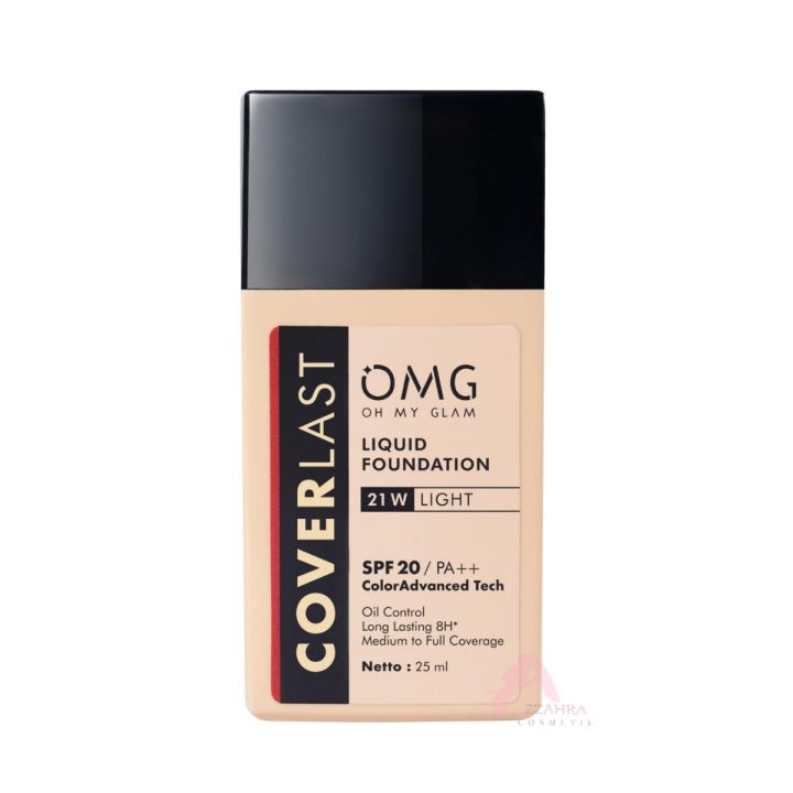 OMG Oh My Glam Coverlast Liquid Foundation | Lazada Indonesia