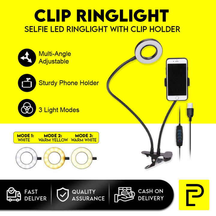 Popcorn Professional Live Stream / Makeup Ring Light, Selfie Ringlight ...