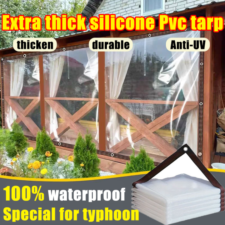 🔥Thickest at the same price🔥 transparent Thickened clear trapal lona ...