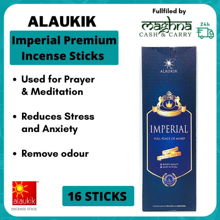 Alaukik Imperial Premium Incense Stick - 1 pack (16 sticks) | Lazada
