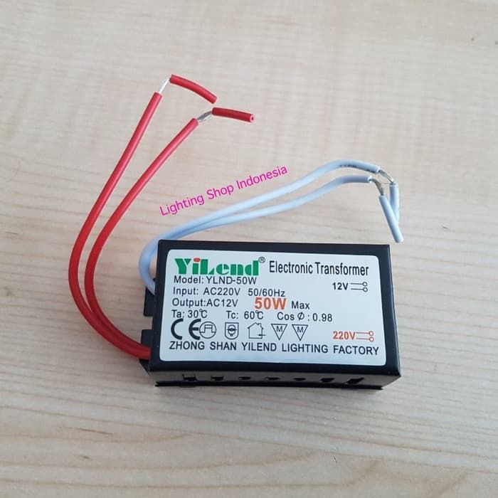 Trafo Halogen 12v 50w | Lazada Indonesia