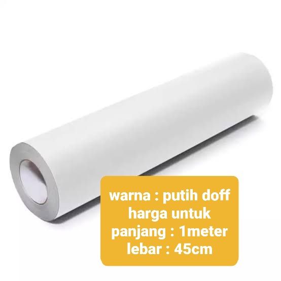Skotlet / sticker motor dan mobil Putih doff | Lazada Indonesia