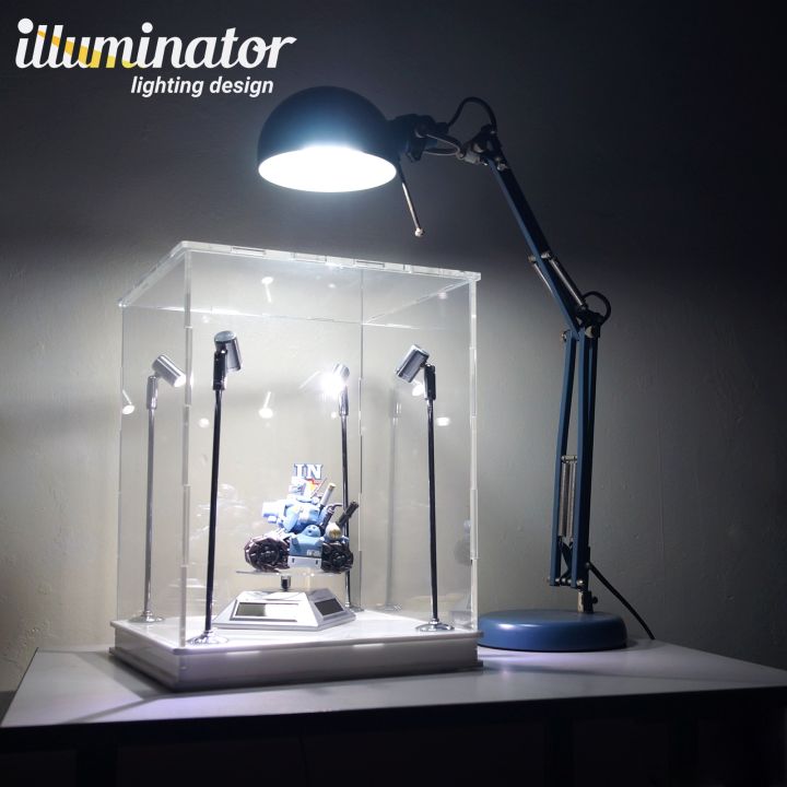 Ultimate USB 5V Desktop 360 Display Box 17L LED Spotlight Acrylic ...