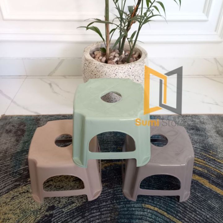 Kursi Baso/ Kursi Plastik Motif Anyam/ Bangku Taman/ KURSI MINI/ kursi ...