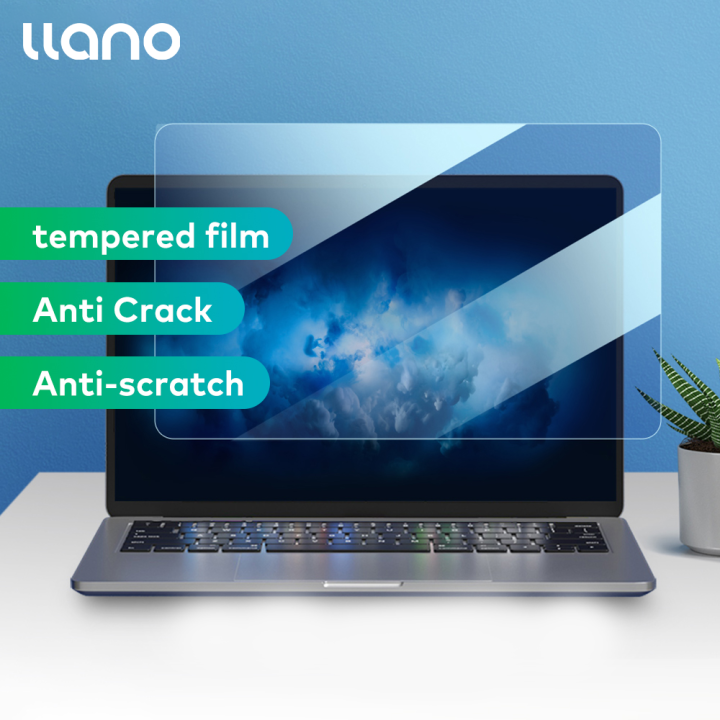 LLANO HD Clear Computer Screen Protector Full Coverage Laptop Tempered ...