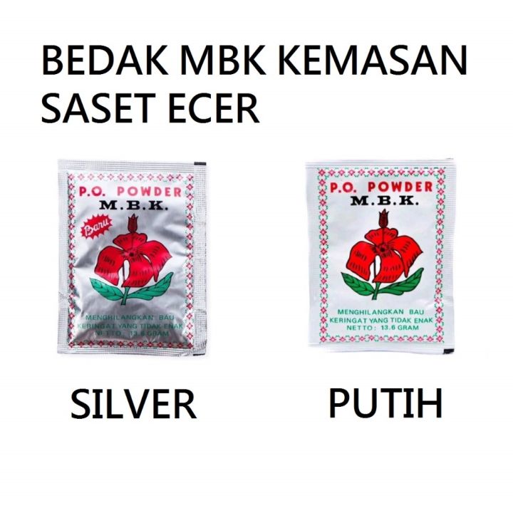 Deodorant Bubuk M.B.K. POWDER - MBK Putih - MBK Silver | Lazada Indonesia