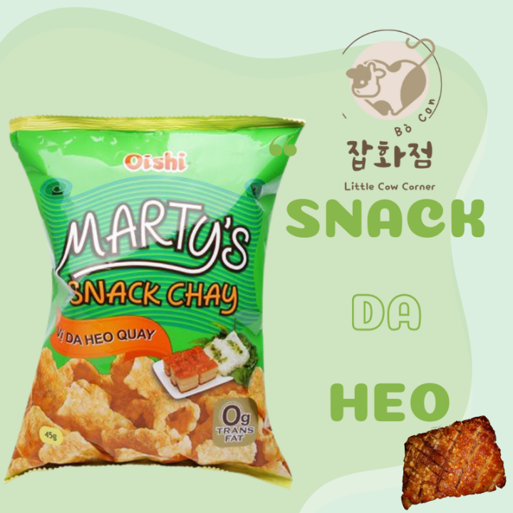 COMBO 10 Bánh Snack Bim Bim Chay Vị Da Heo Quay Oishi 32g | Lazada.vn