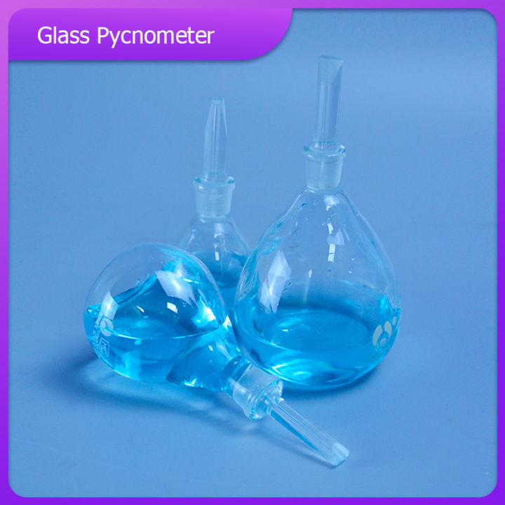 25ml Glass Specific Gravity Bottle Pycnometer Class A Science Labware ...