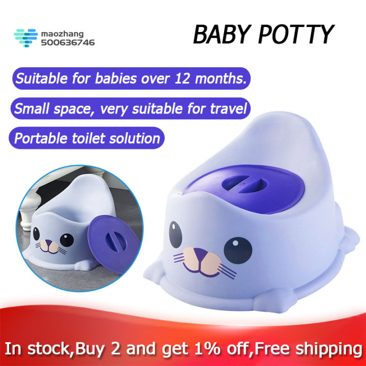 [In Stock][COD]Baby Potty Training Seat ，with Backrest Portable Pot for ...