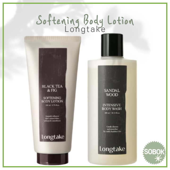 [Longtake] Softening Body Lotion 200ml & Body Wash 300ml Sandalwood Fig Softening Body Wash | Lazada