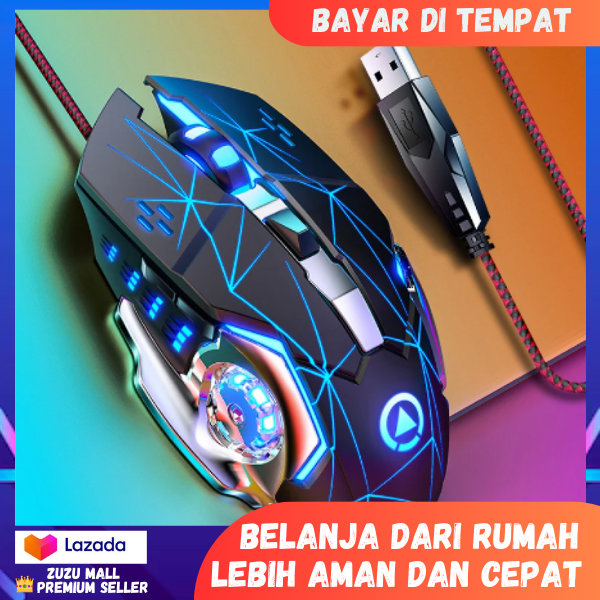 Mouse Gaming LED / Mouse Laptop Gaming RGB / Mouse Gaming LED RGB Wired ...