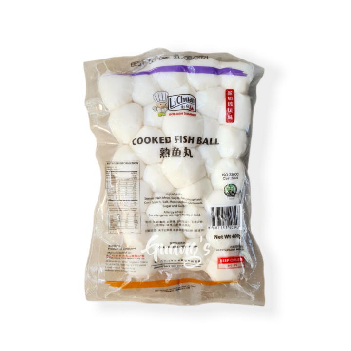 Li Chuan Cooked Fish Ball (400g) | Lazada Singapore
