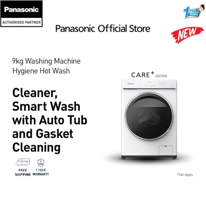 PANASONIC 9KG CLEANER, SMART WASH FRONT LOAD WASHING MACHINE NA ...
