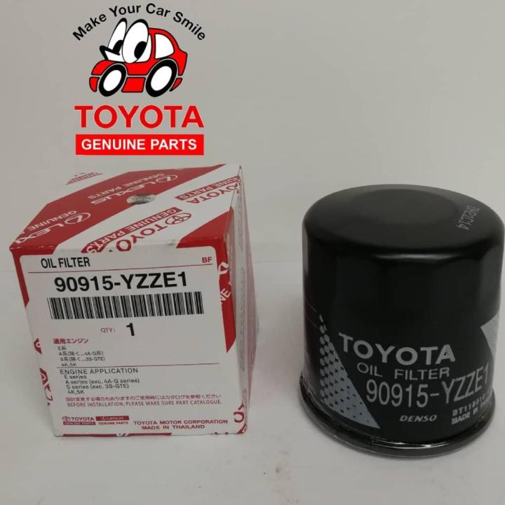 Oil Filter for Toyota Vios ncp42 ncp93 150 (90915-YZZE1) | Lazada