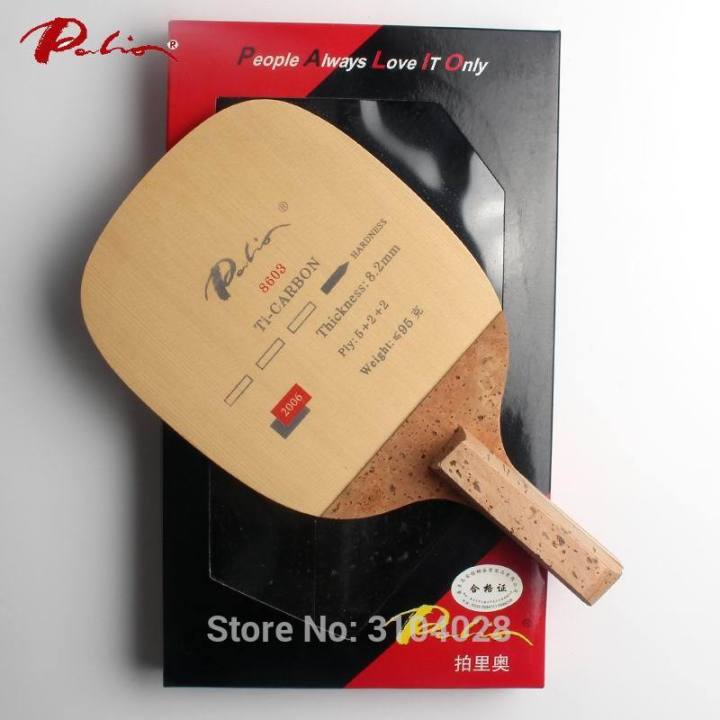 Palio Official 8603 Table Tennis Blade Ti Carbon Cypress Wood JS Japanese Penhold Fast Attack ...