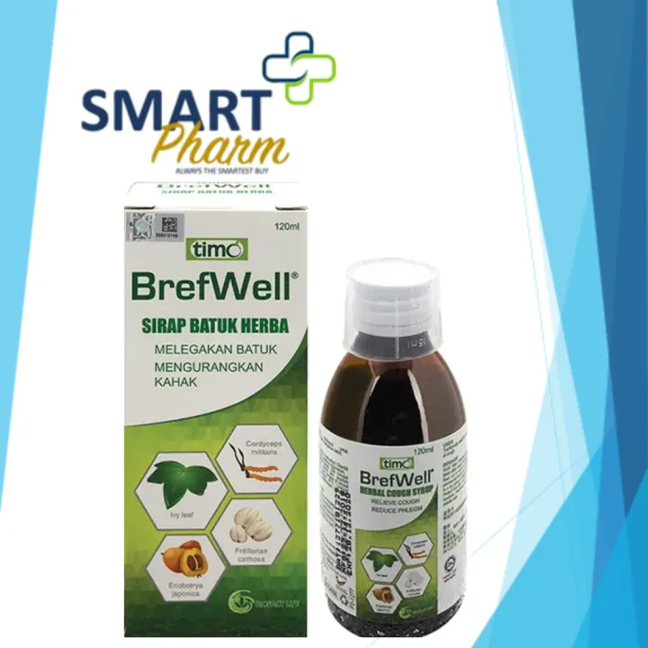 TIMO BREFWELL HERBAL COUGH SYRUP 120ML EXP02/2026 | Lazada