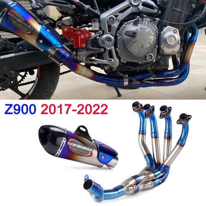 For Kawasaki Z900 2017 - 2022 Years Motorcycle Full Systems Exhaust ...