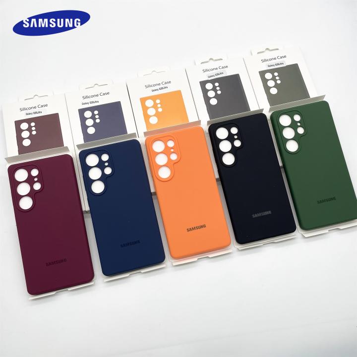 Samsung Galaxy S25 S24 S23 S22 Plus Ultra Soft Liquid Silicone Phone ...