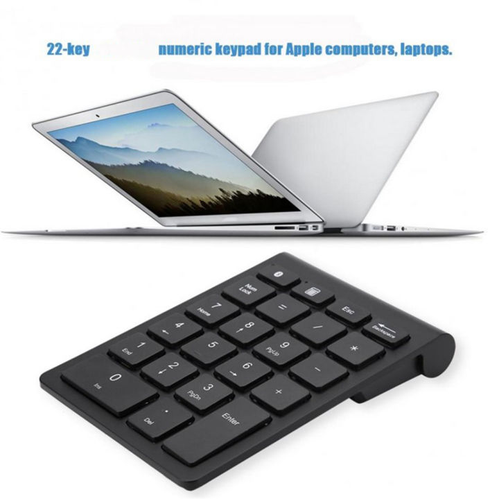 Black Keyboard 22 Keys MIni Numpad Bluetooth Numeric Keypad Support ...