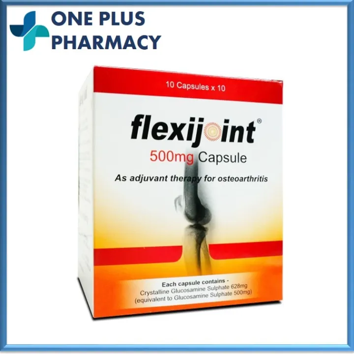 Flexijoint 500mg Capsule 10x10's [EXP 05/2027] / Joint Pain Sakit Lutut ...
