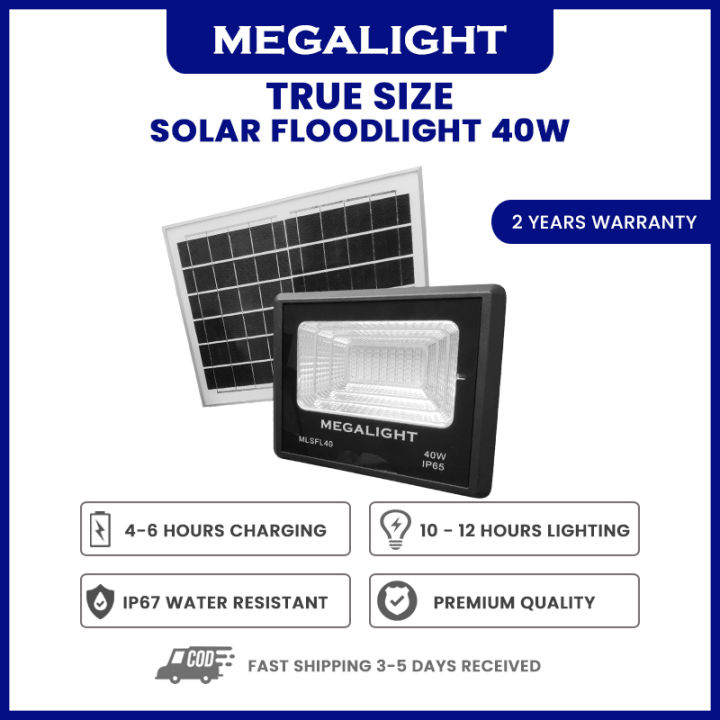 Megalight 40W Heavy Duty High Brightness LED Outdoor Flood Light Street ...