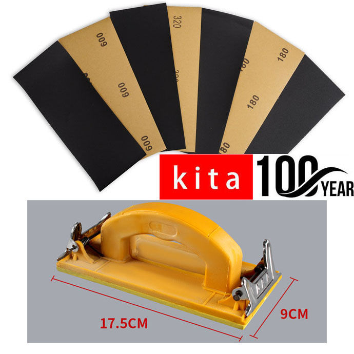 with free 10pc Sandpaper ### Holder Sponge Handle Handheld Sand Paper ...