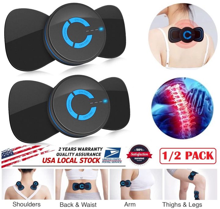 Electric Neck Back Massager Relief Pain EMS Cervical Massage Patch | Lazada