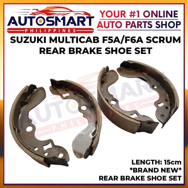 Suzuki Multicab F5A/F6A Scrum Rear Brake Shoe Set | Lazada PH