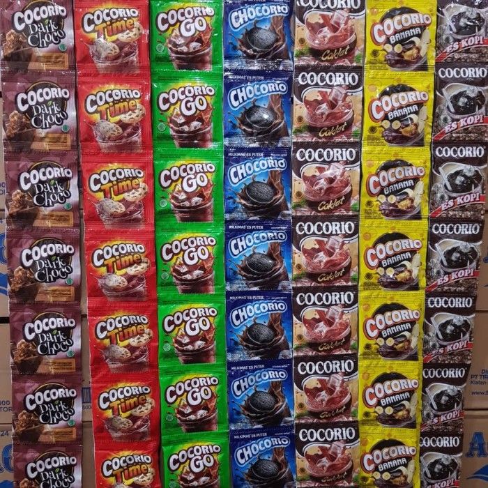 50 Sachet PROMO !!! Chocorio Minuman Instant Serbuk Aneka Rasa ( 5 ...